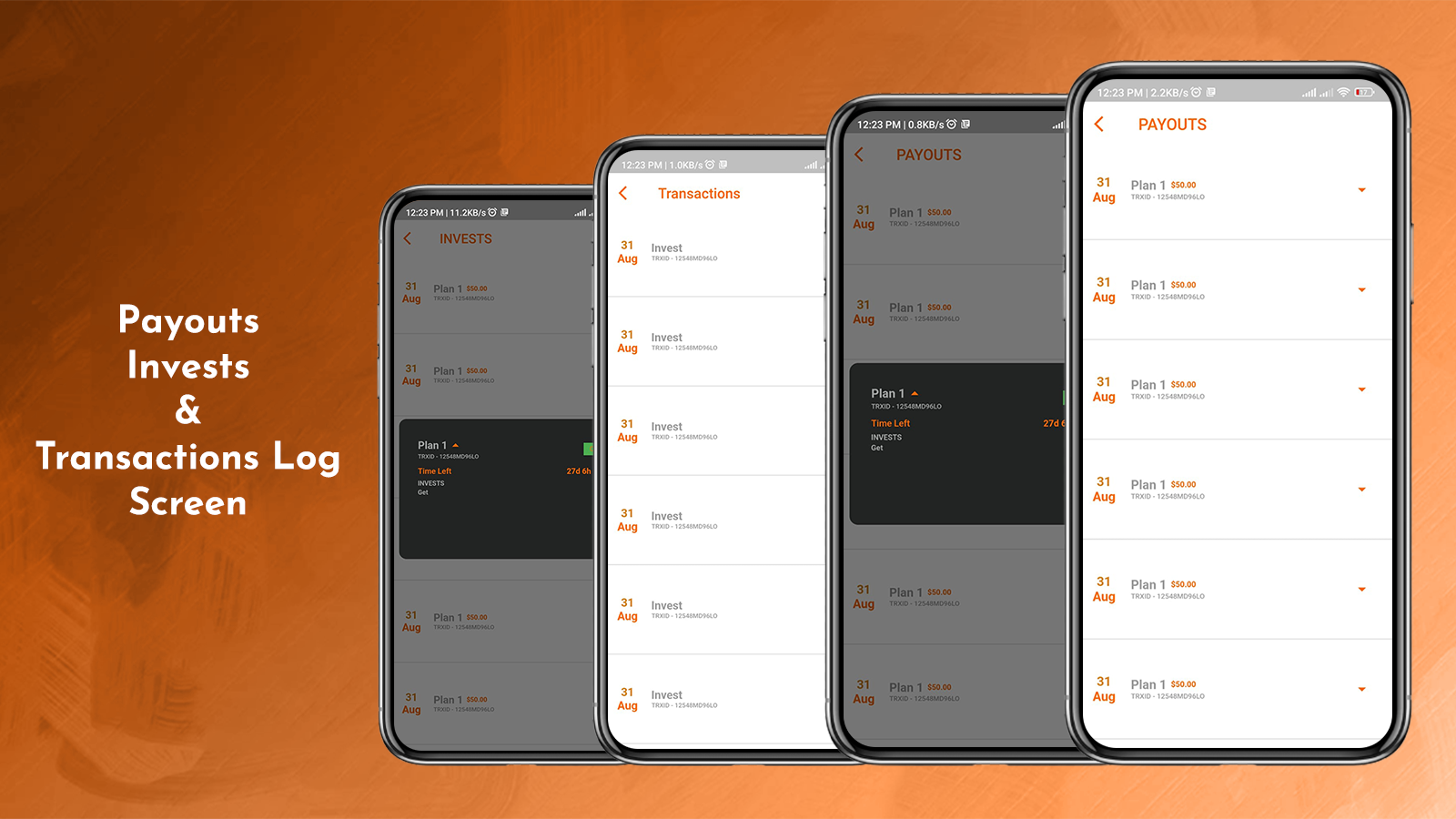 CrypInvest - Cryptocurrency Investment Platform Flutter App UI Kit by AppDevsX